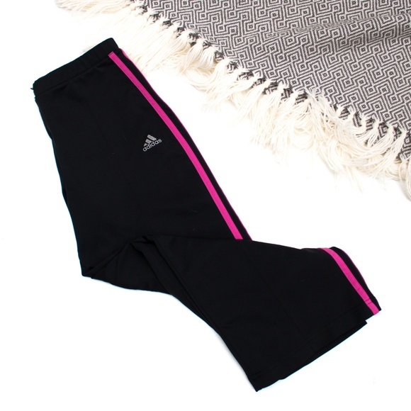 adidas | Pants & Jumpsuits | Adidas Side Stripe High Waisted Zip Front ...